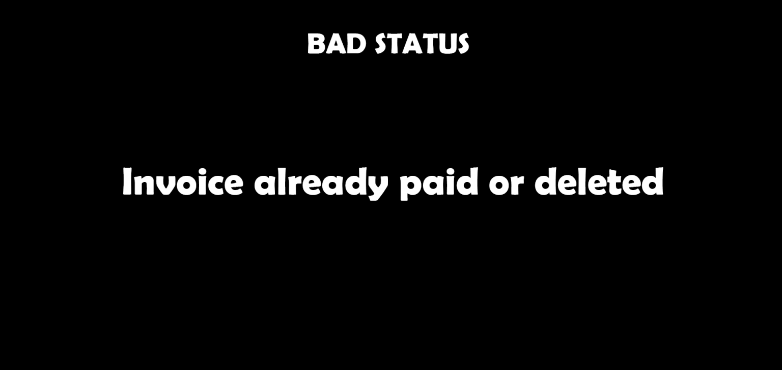 Bad Status